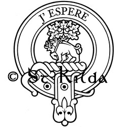 Swinton Clan Crest Interlace Kilt Buckle, Scottish Badge - www ...